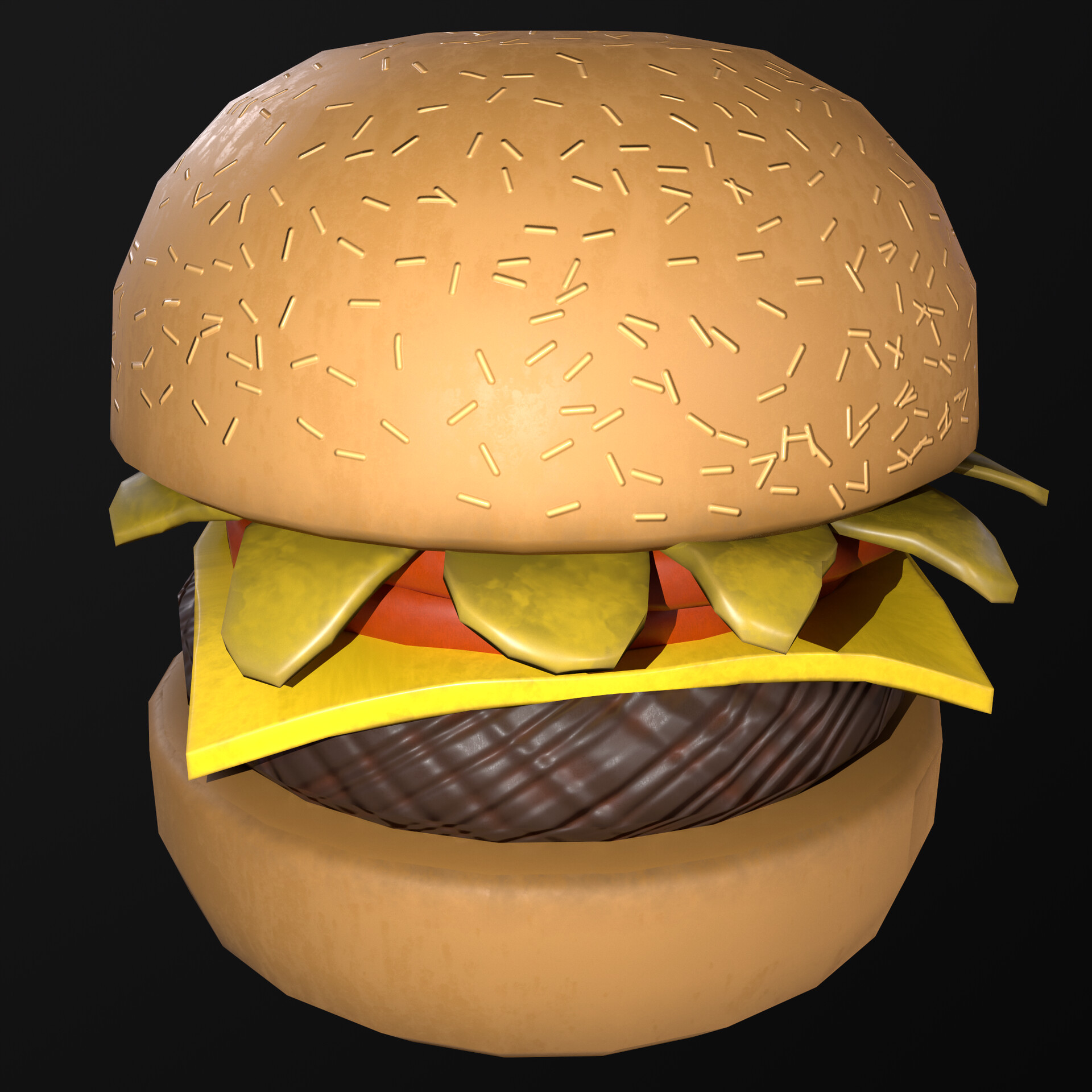 ArtStation - Stylized Burger