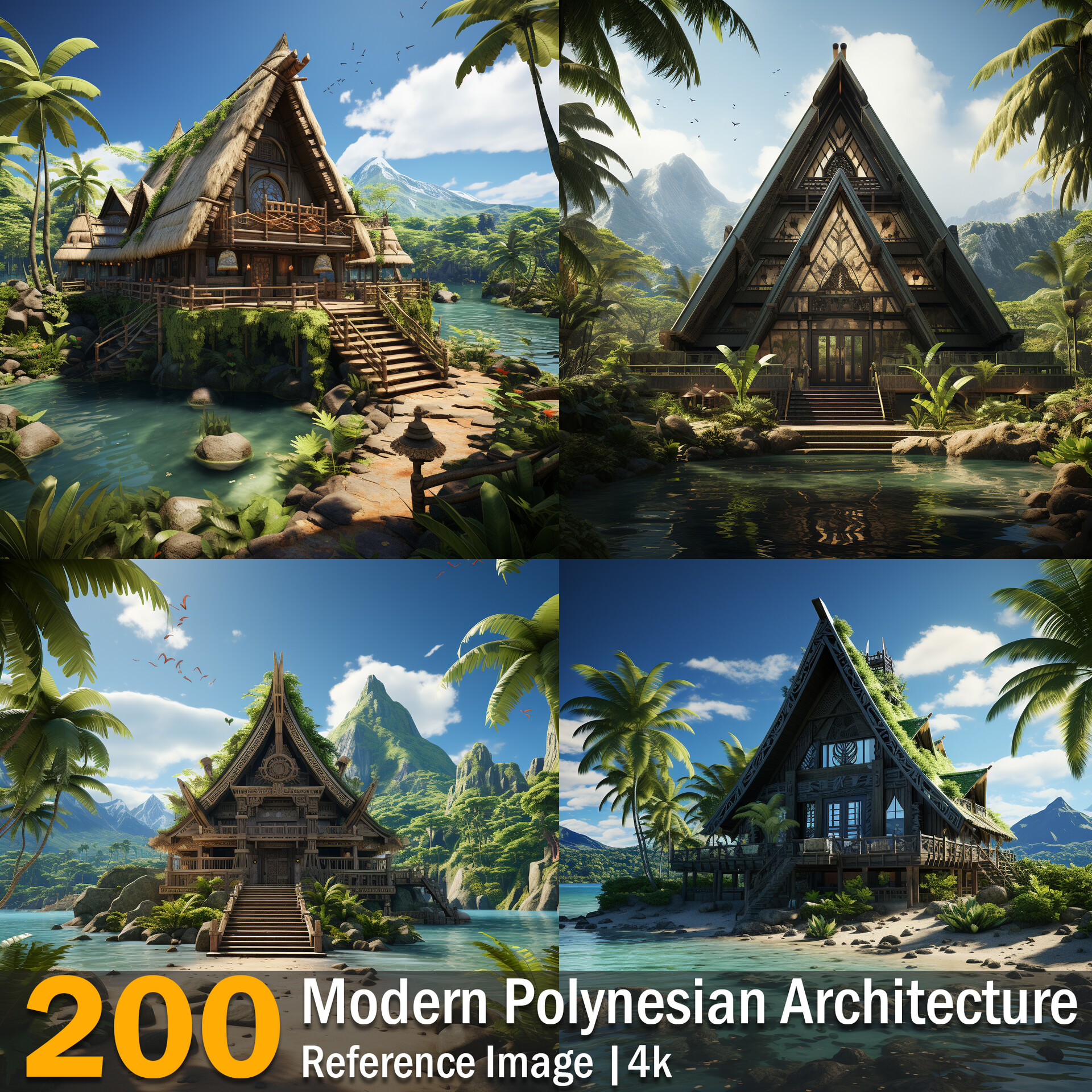 ArtStation - Modern Polynesian Architecture | Reference Images | 4K