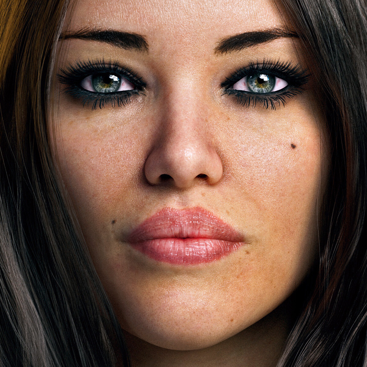 ArtStation - JULIA - Female BaseMesh Character 3D Model - Ready to Use ...