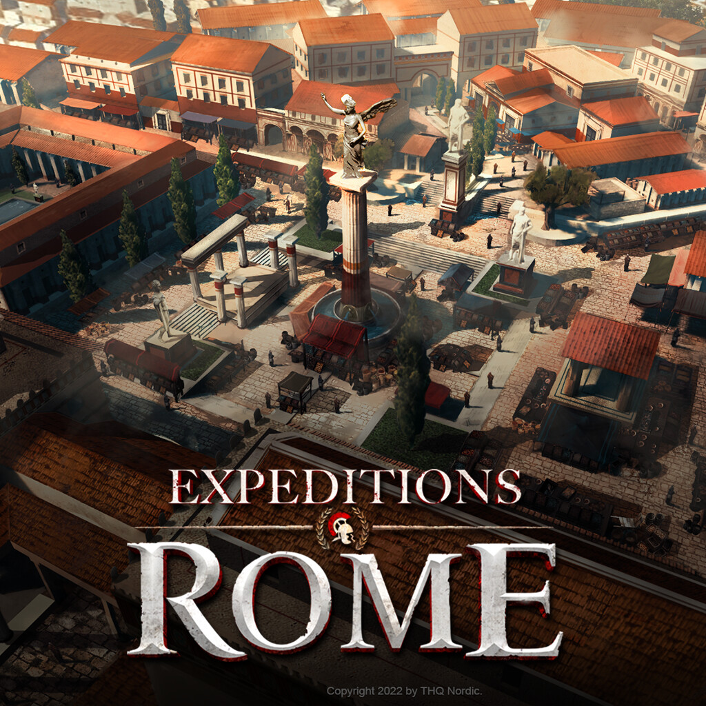 ArtStation - Expeditions: Rome - Plaza Level Concept Art