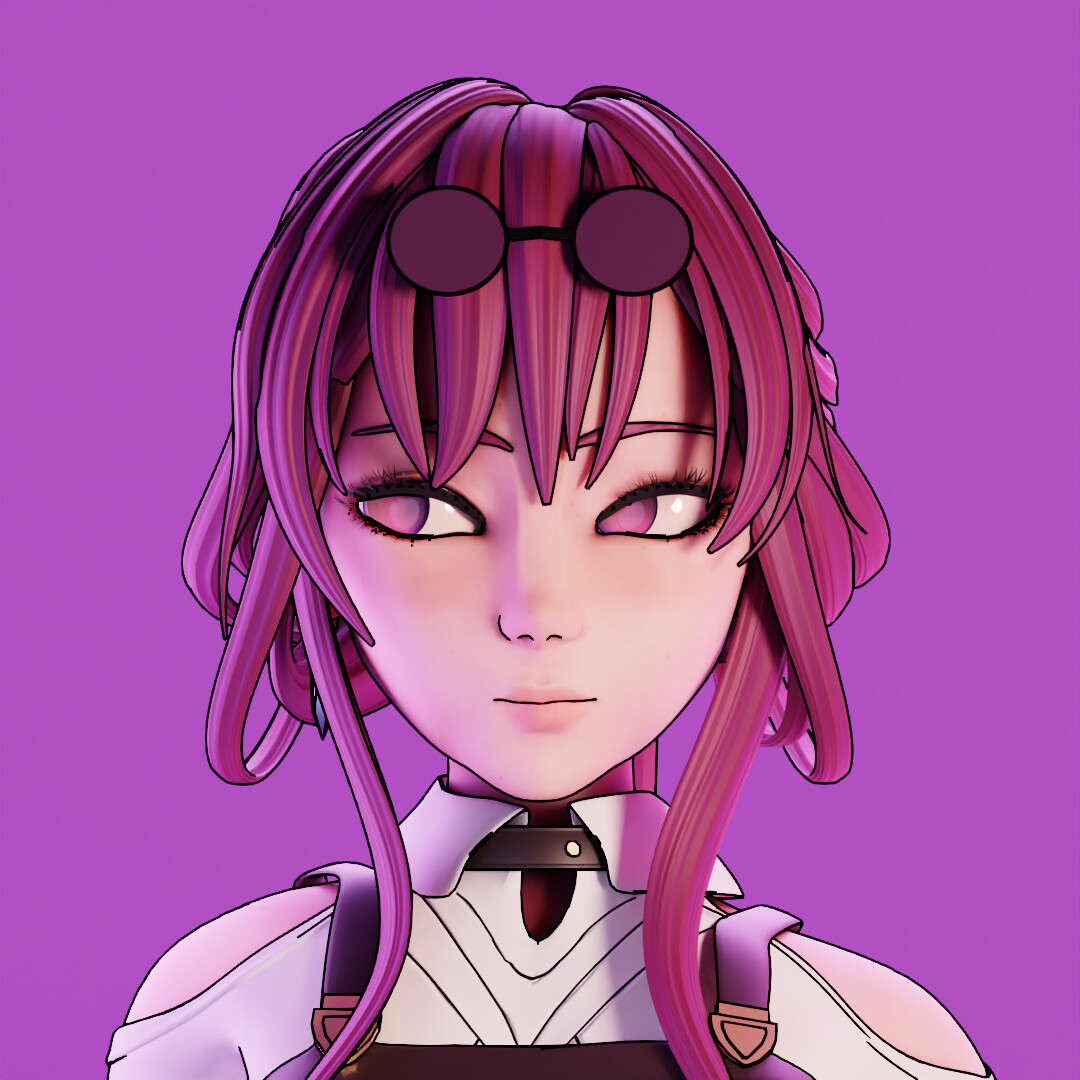 ArtStation - Kafka (Honkai Star Rail) - Stylized 3D