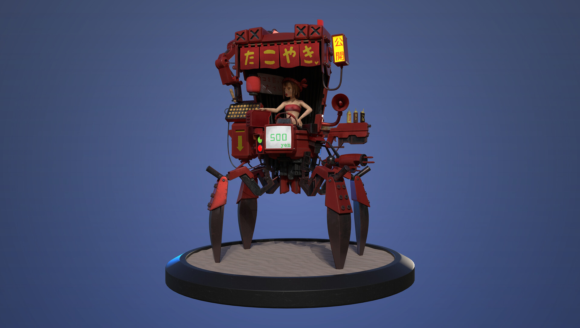 ArtStation - Robot Takoyaki
