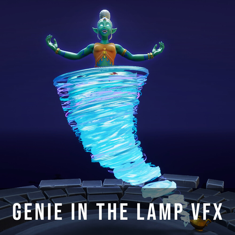 ArtStation - Genie Lamp VFX