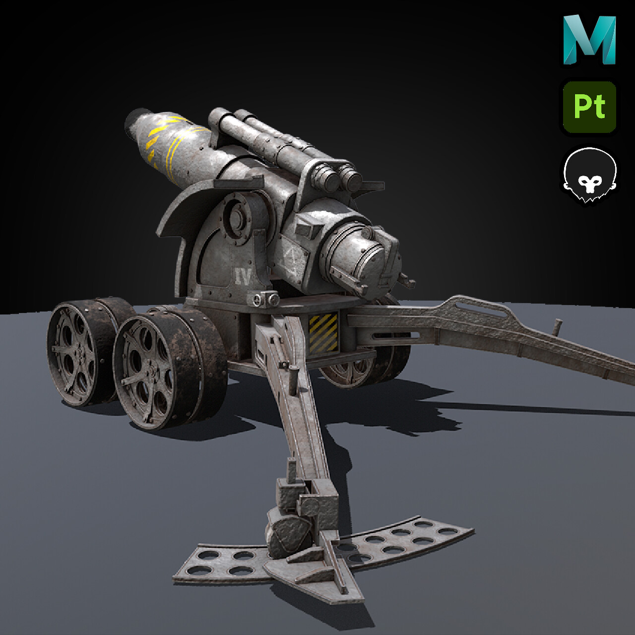 ArtStation - Medusa Siege Gun Textures Warhammer 40k