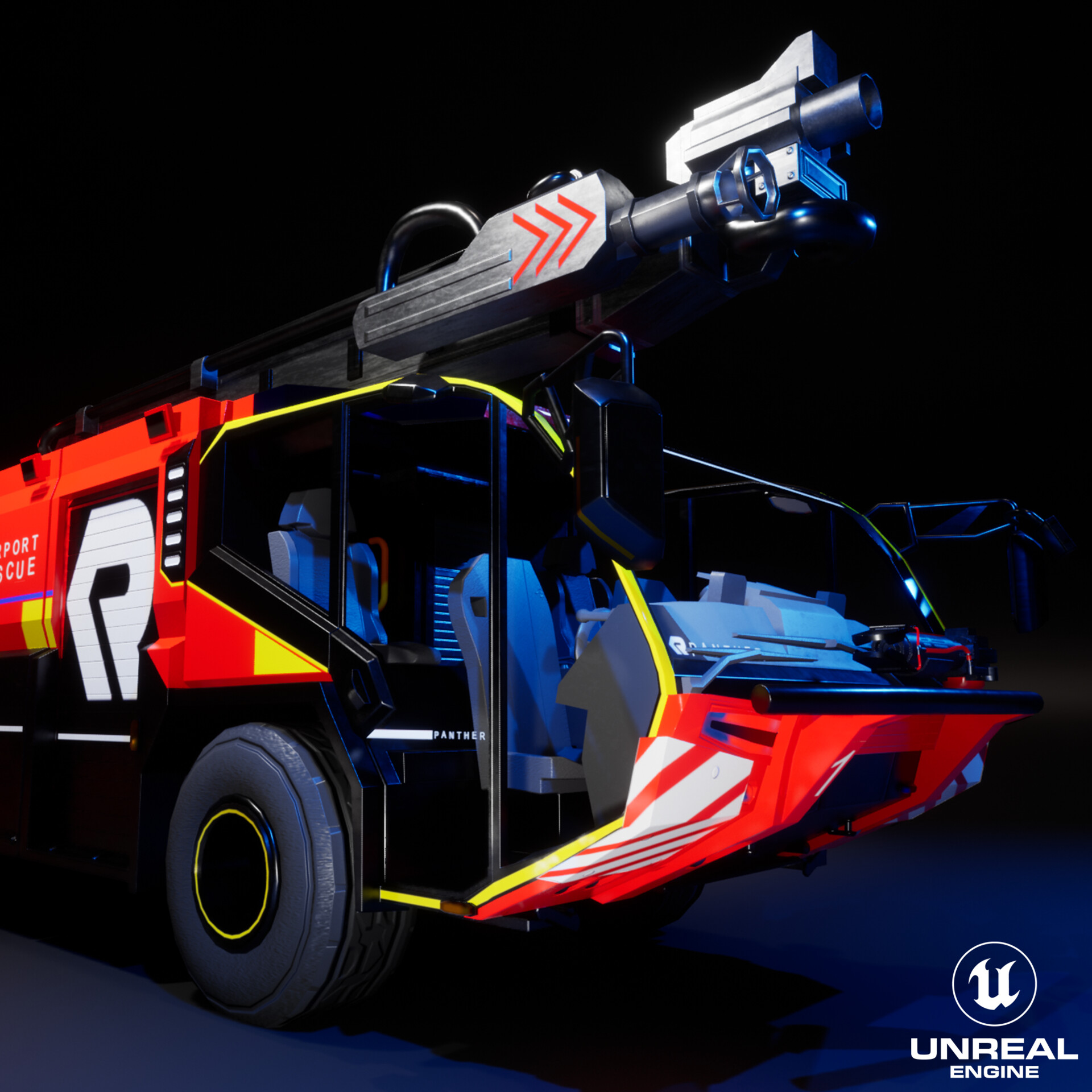 Wing Tham - Interactive Fire Engine Project: Rosenbauer Panther 6x6 HRET