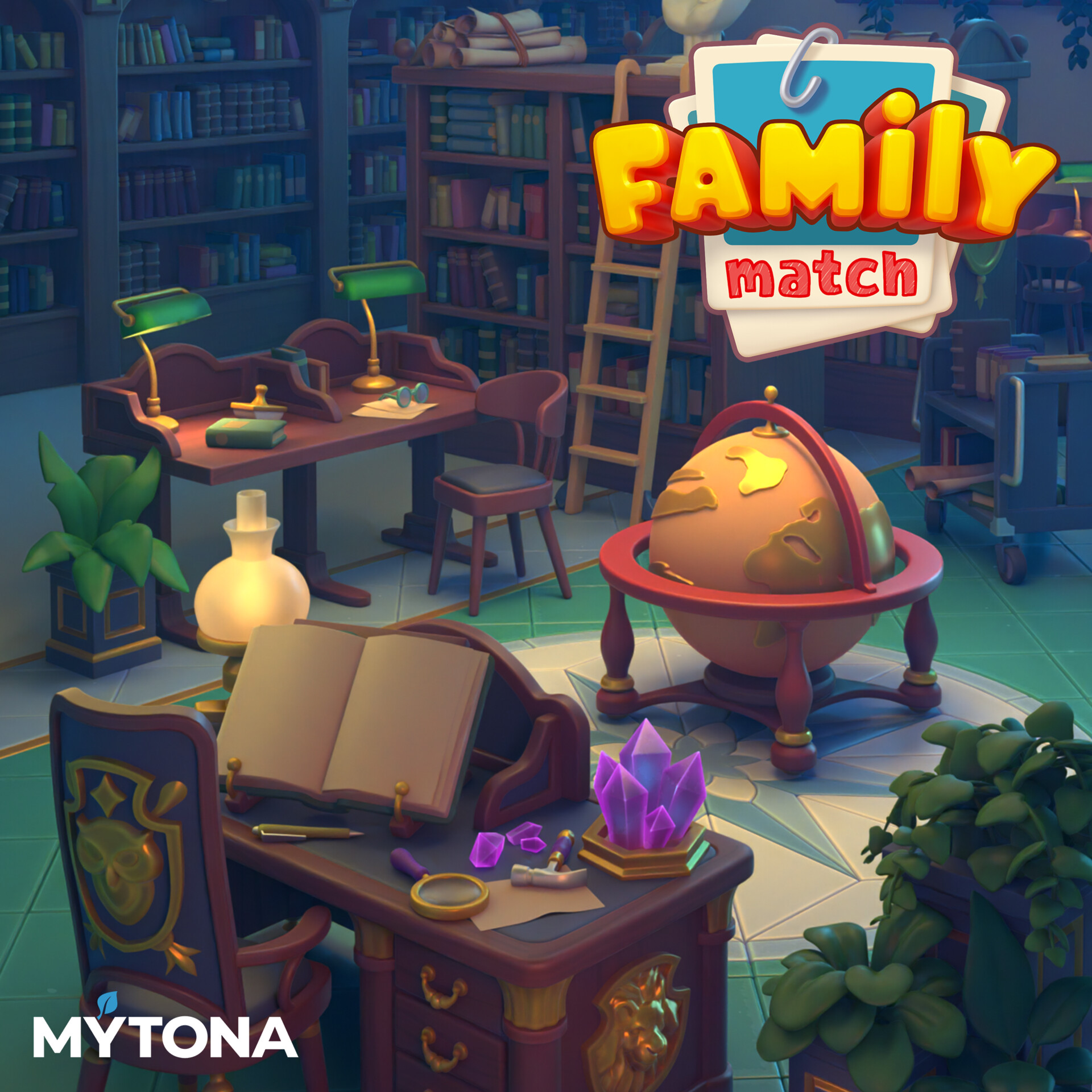 ArtStation - Location "Library" FamilyMatch