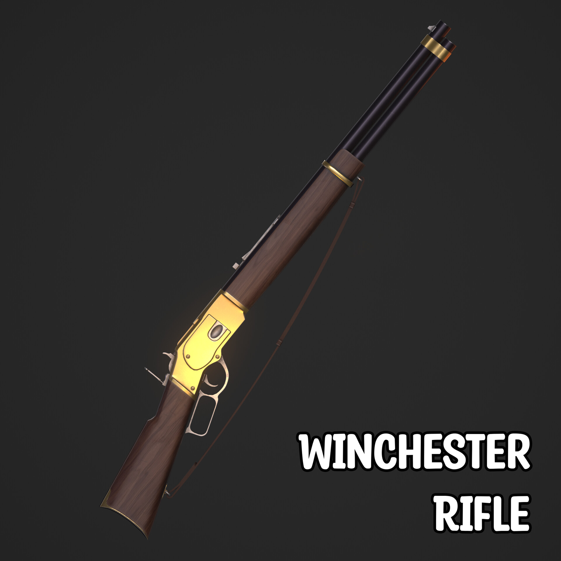 ArtStation - Winchester Rifle [3D Hard Surface]