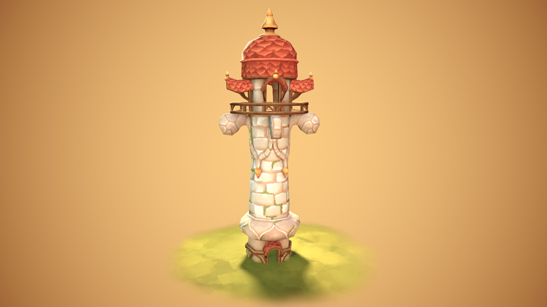 ArtStation - Hand-painted Fantasy Tower