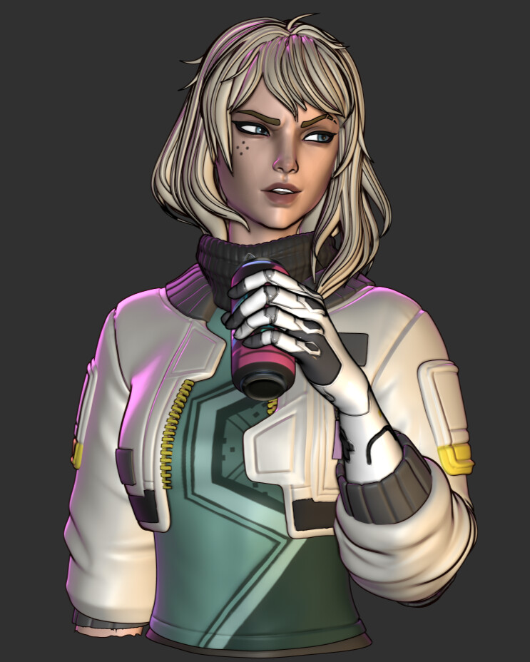 ArtStation - Valorant - Deadlock (Fanart)