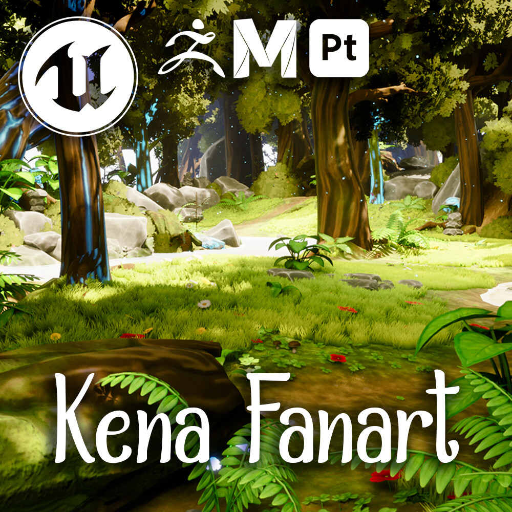 ArtStation - Kena like landscape