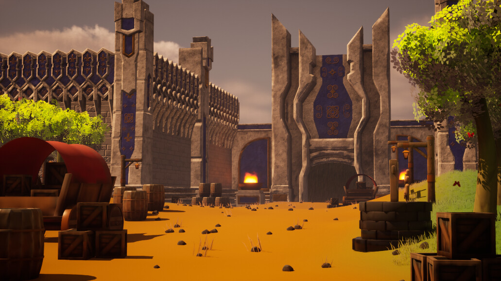 ArtStation - Castle Road