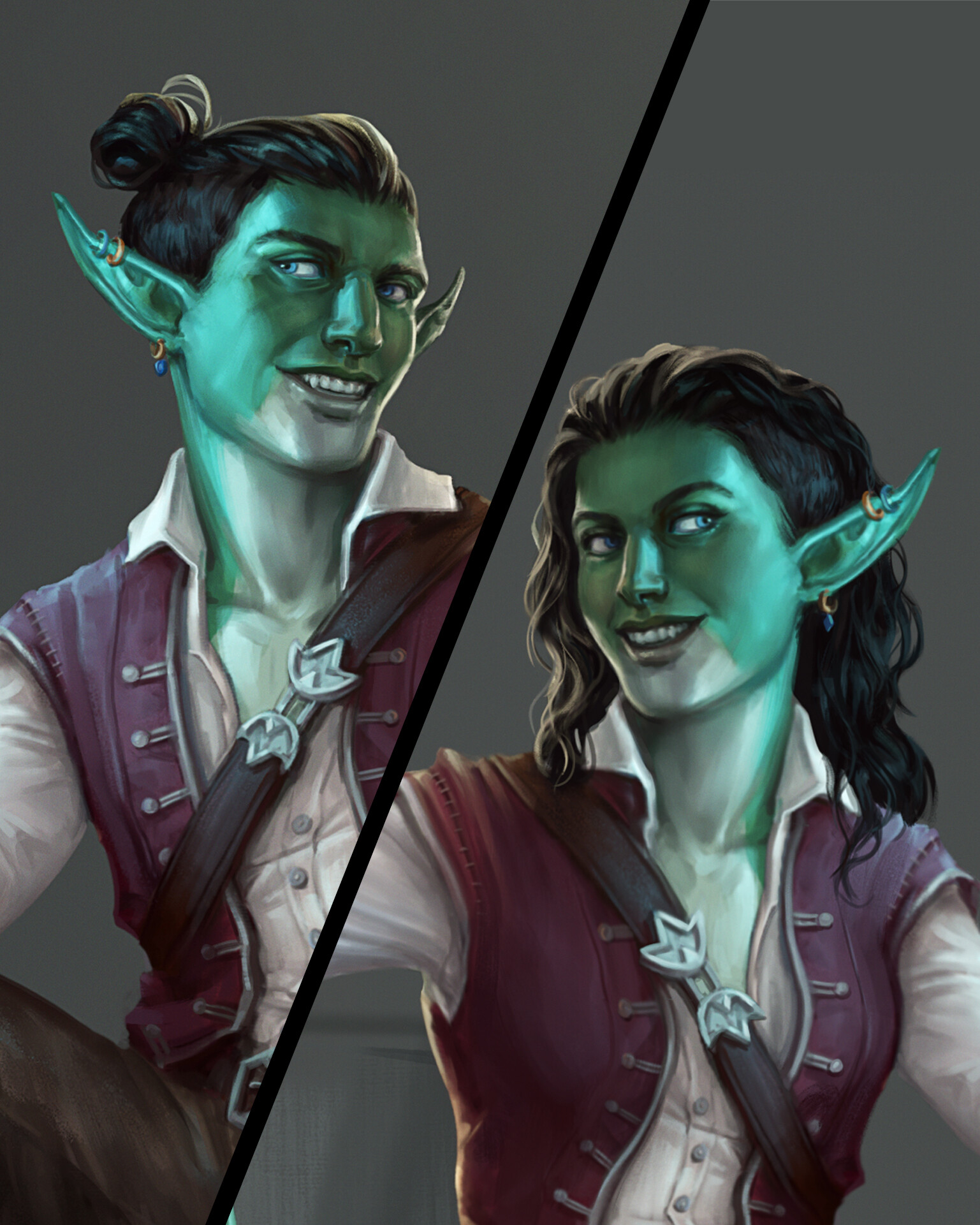 ArtStation - Verdan sorcerer - DnD commission