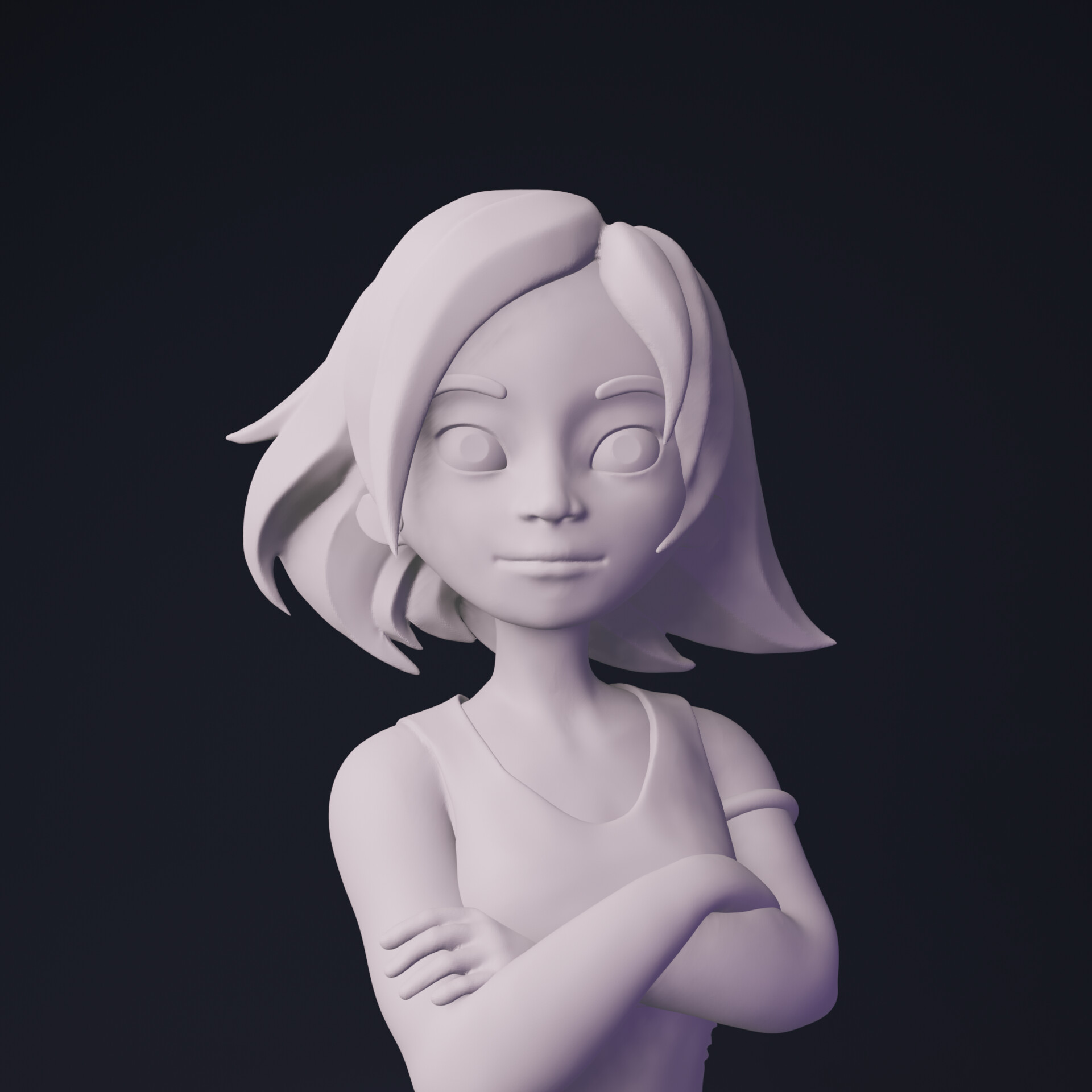 ArtStation - 3d print girl