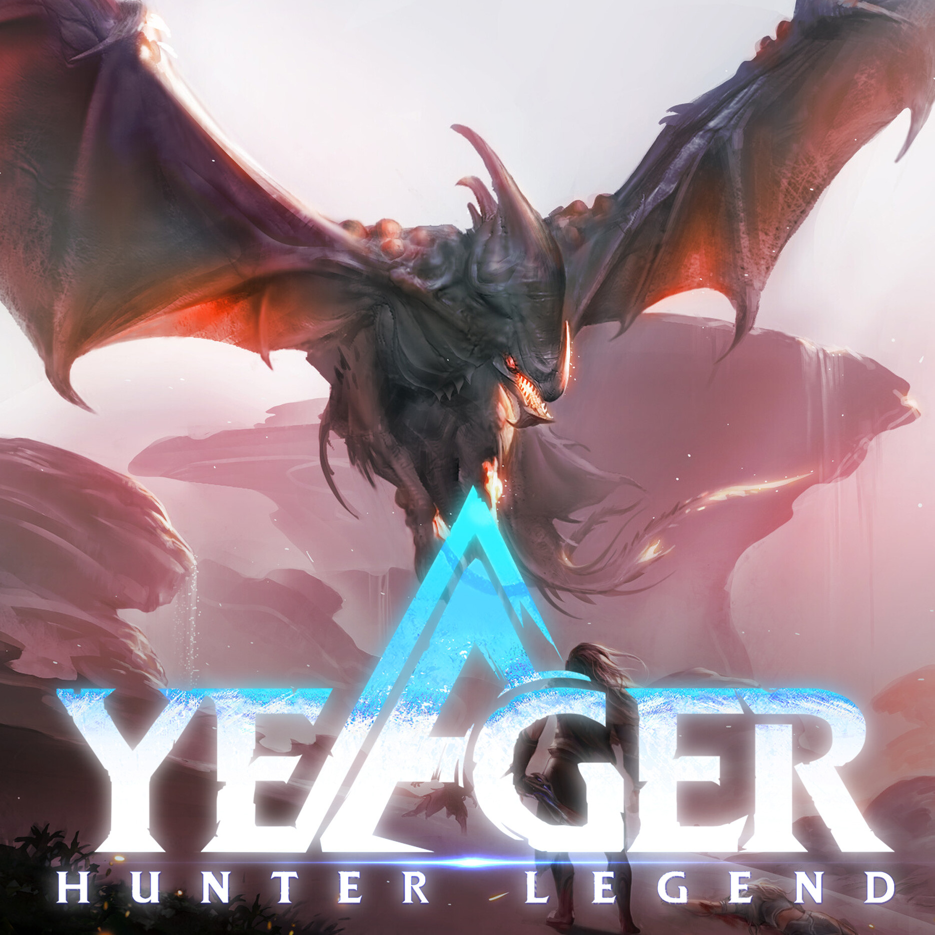 ArtStation - Yeager HUNTER LEGEND-叙事插画，猎人同伴垂死挣扎和毒爆龙战斗。