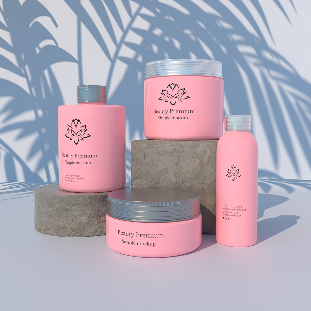 ArtStation - Beauty cans Mockup
