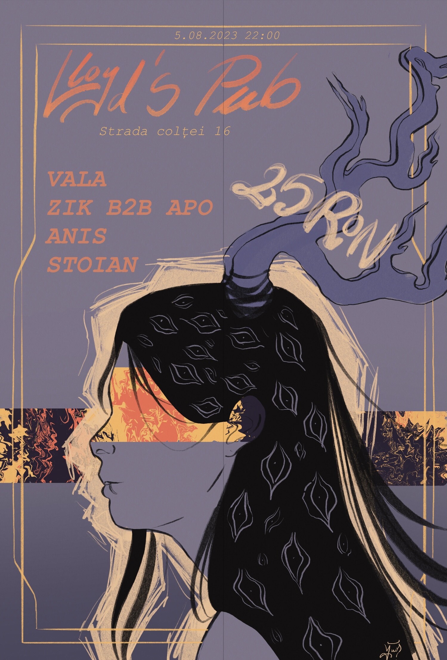 ArtStation - Techno party poster