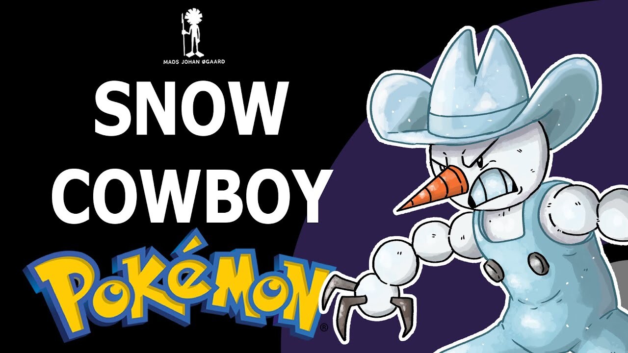 ArtStation - Hydonso Region: Snow Cowboy Pokemon ⛄