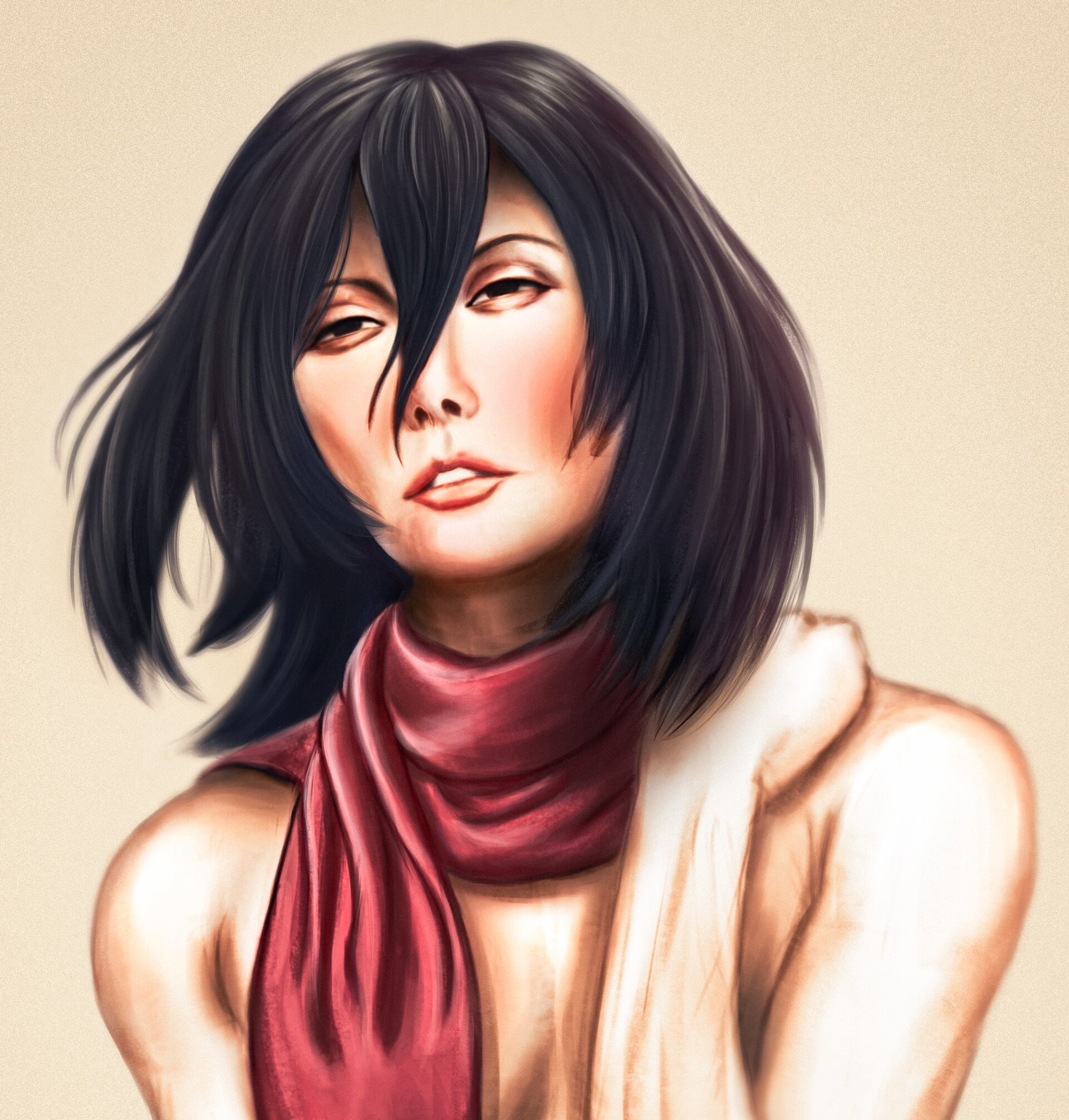 ArtStation - Mikasa Ackerman - Attack on Titan - Fan Art