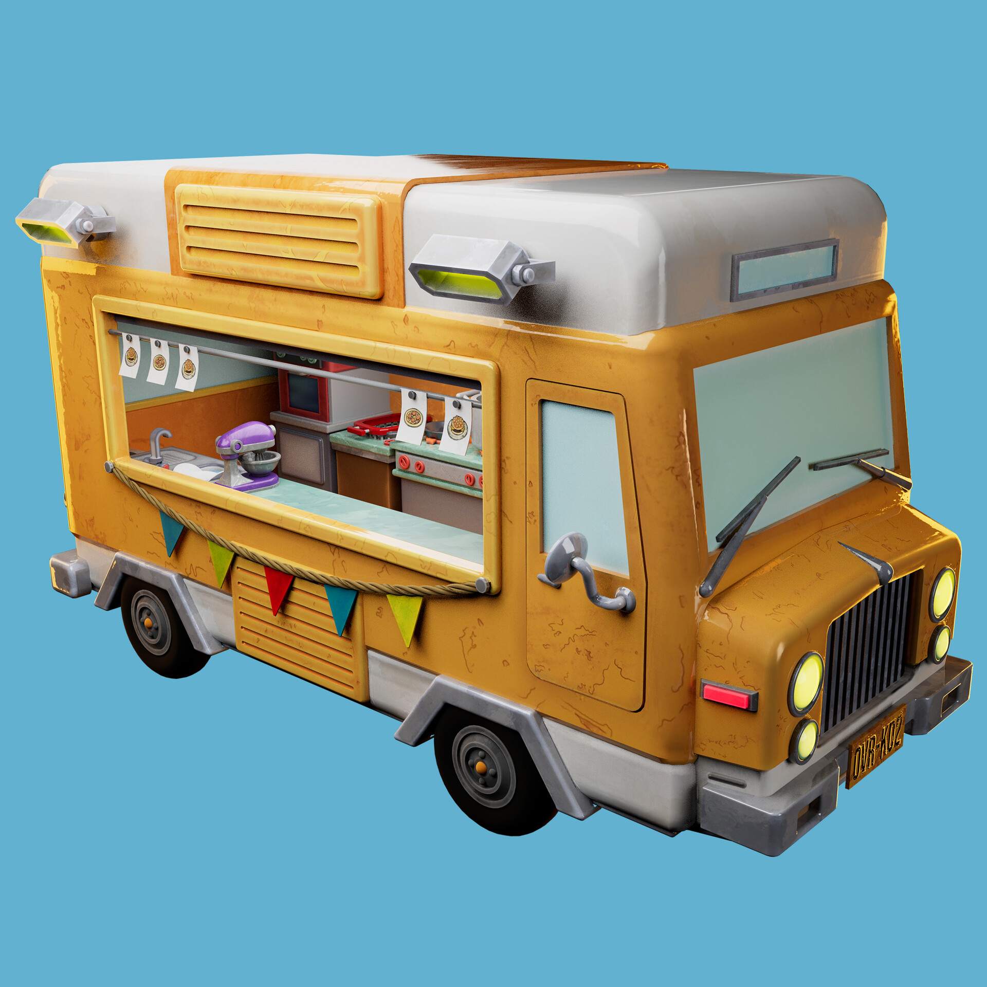 ArtStation - Overcooked! the truck