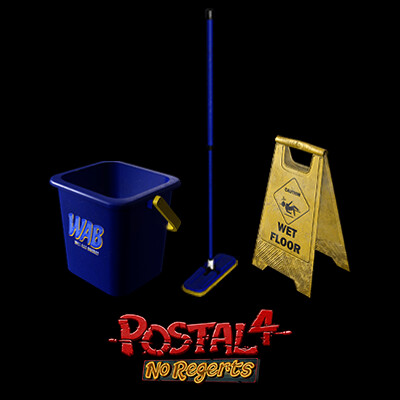 ArtStation - POSTAL 4 Assets Revamped Set #1
