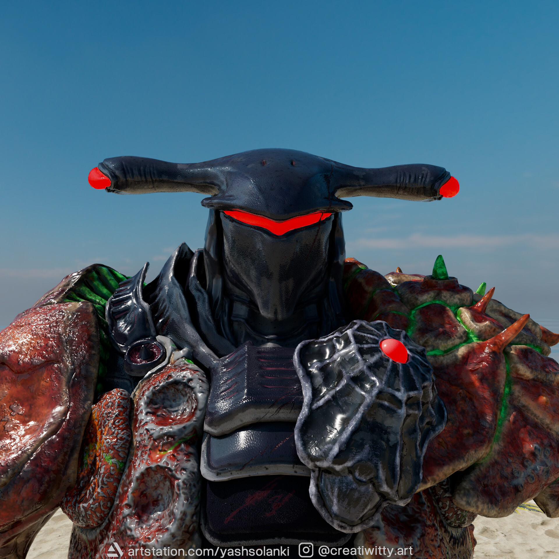 ArtStation - Lemurian Crustacean Bio-Armor