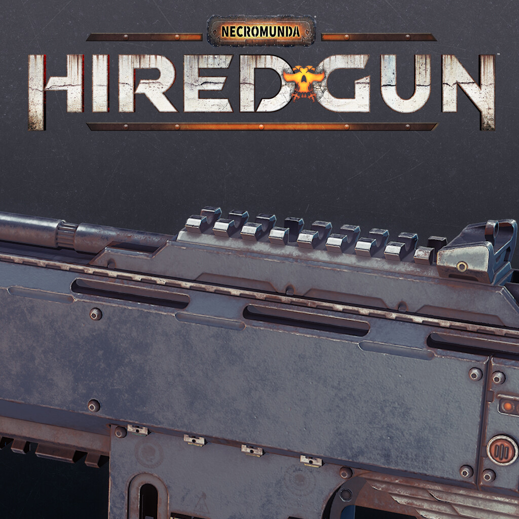 ArtStation - Lasgun for Necromunda: Hired Gun - 2020