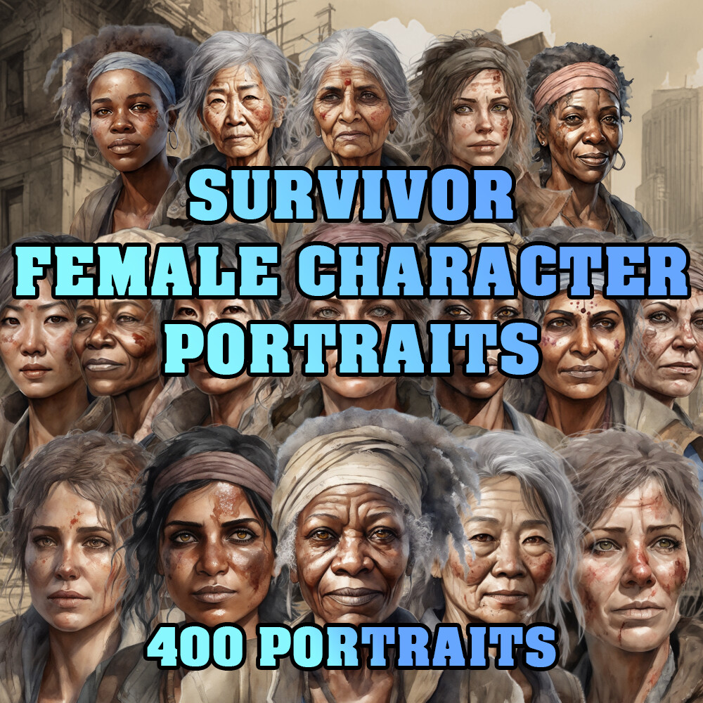 ArtStation - Survivor Female Character Portraits