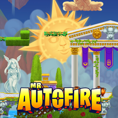 ArtStation - Mr Autofire's Sky Sanctum (World 14)