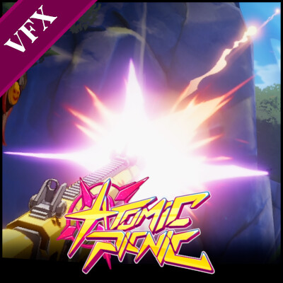 ArtStation - Atomic Picnic Assault Rifle VFXs