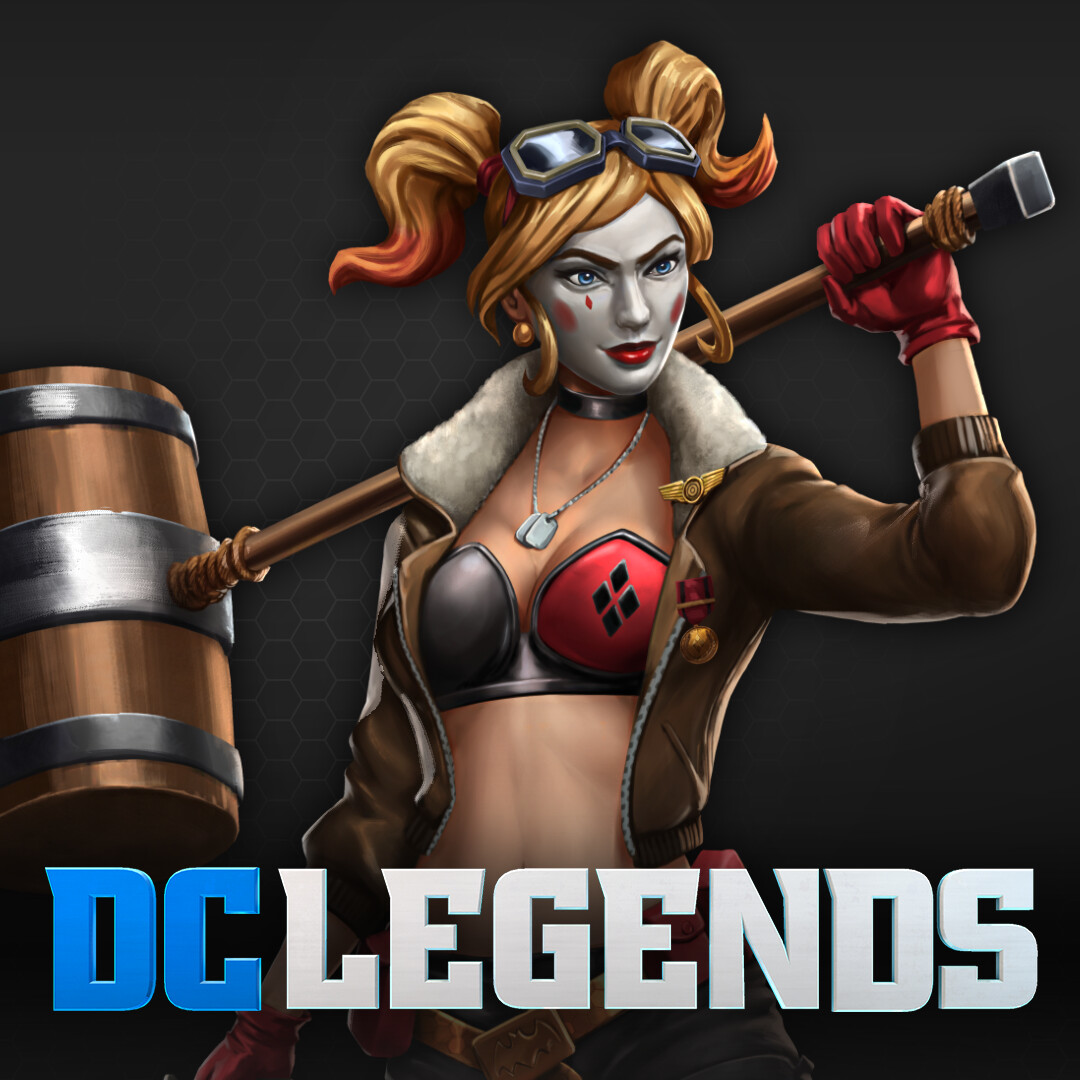 DC Legends Harley Quinn Bombshell Concept Art by Felipe Sáez — ProUser.Me