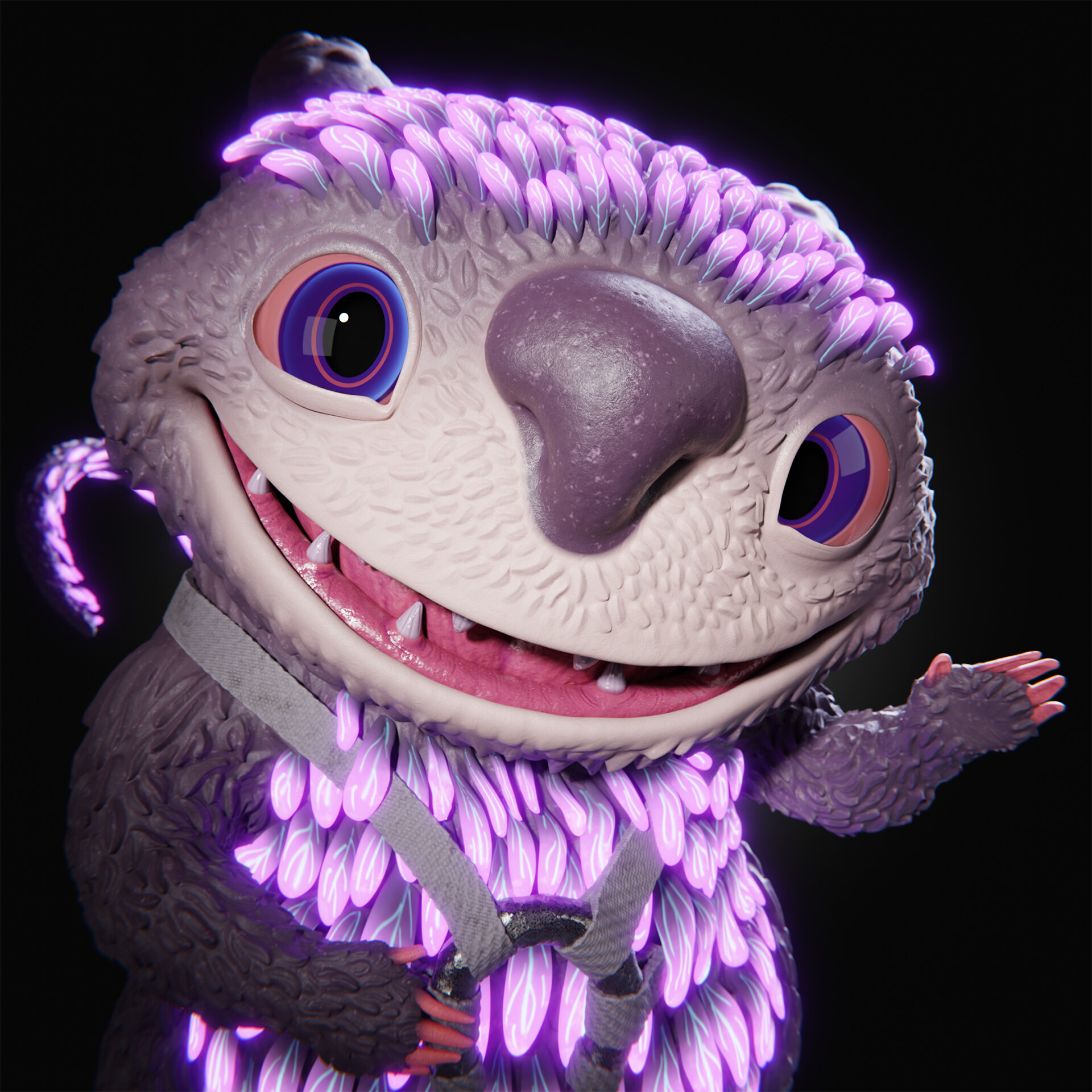 ArtStation - Cute Creature Sculpting Practice (Blender Sculpting Course ...