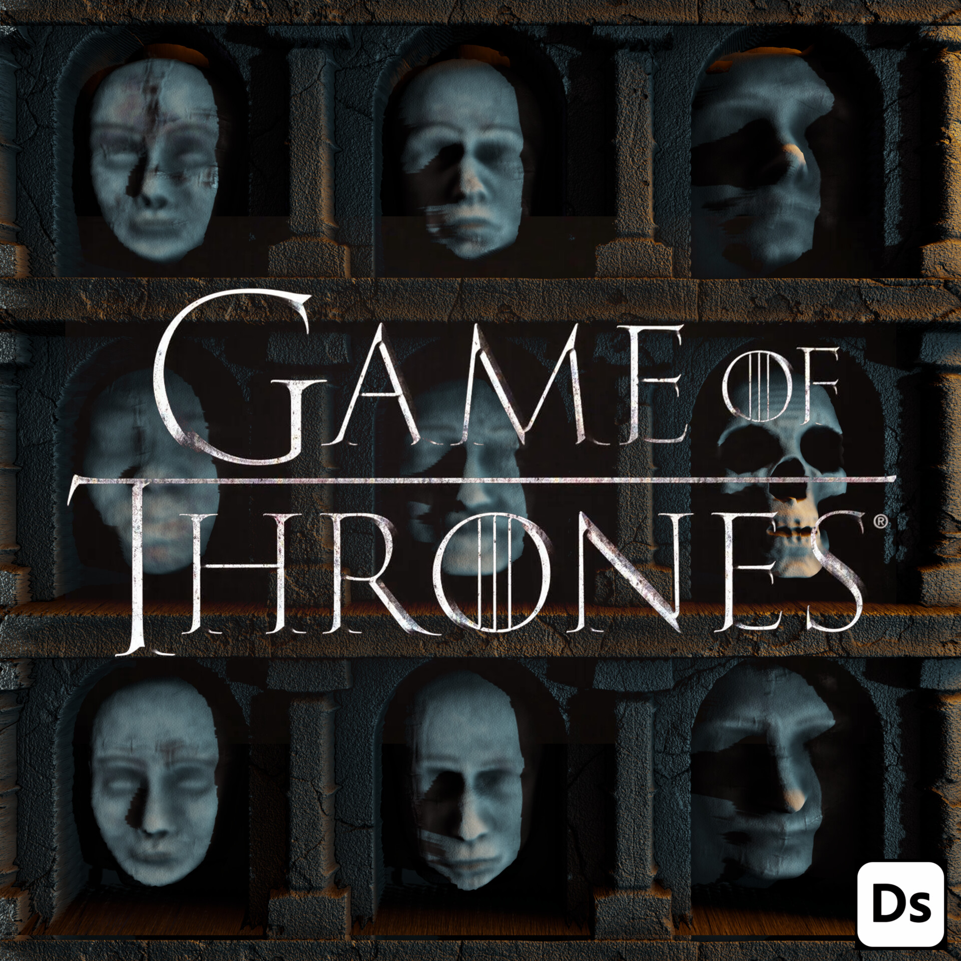 ArtStation - Wall of faces Game of Thrones Substance designer