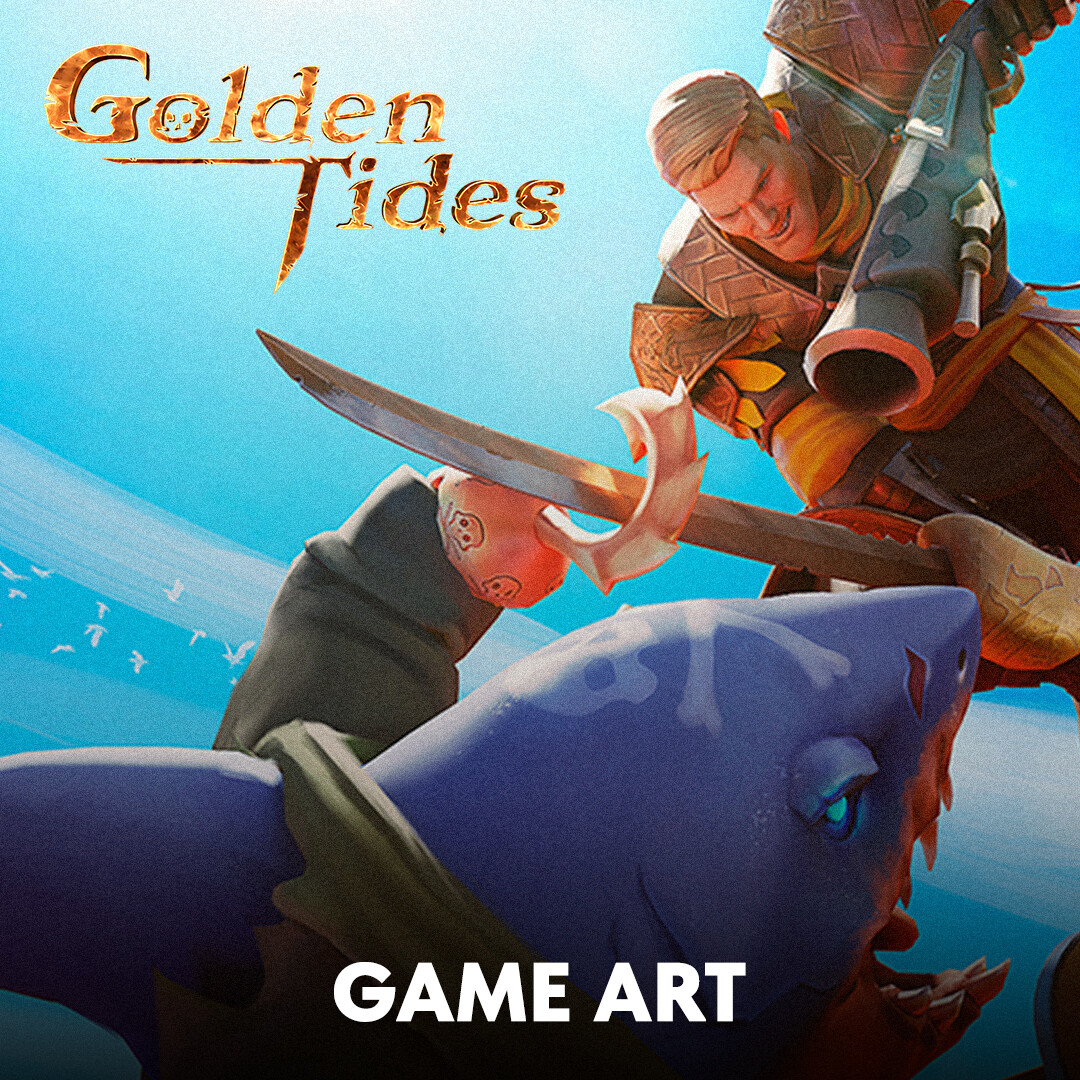 ArtStation - Game art for adventure MOBA - Golden Tides
