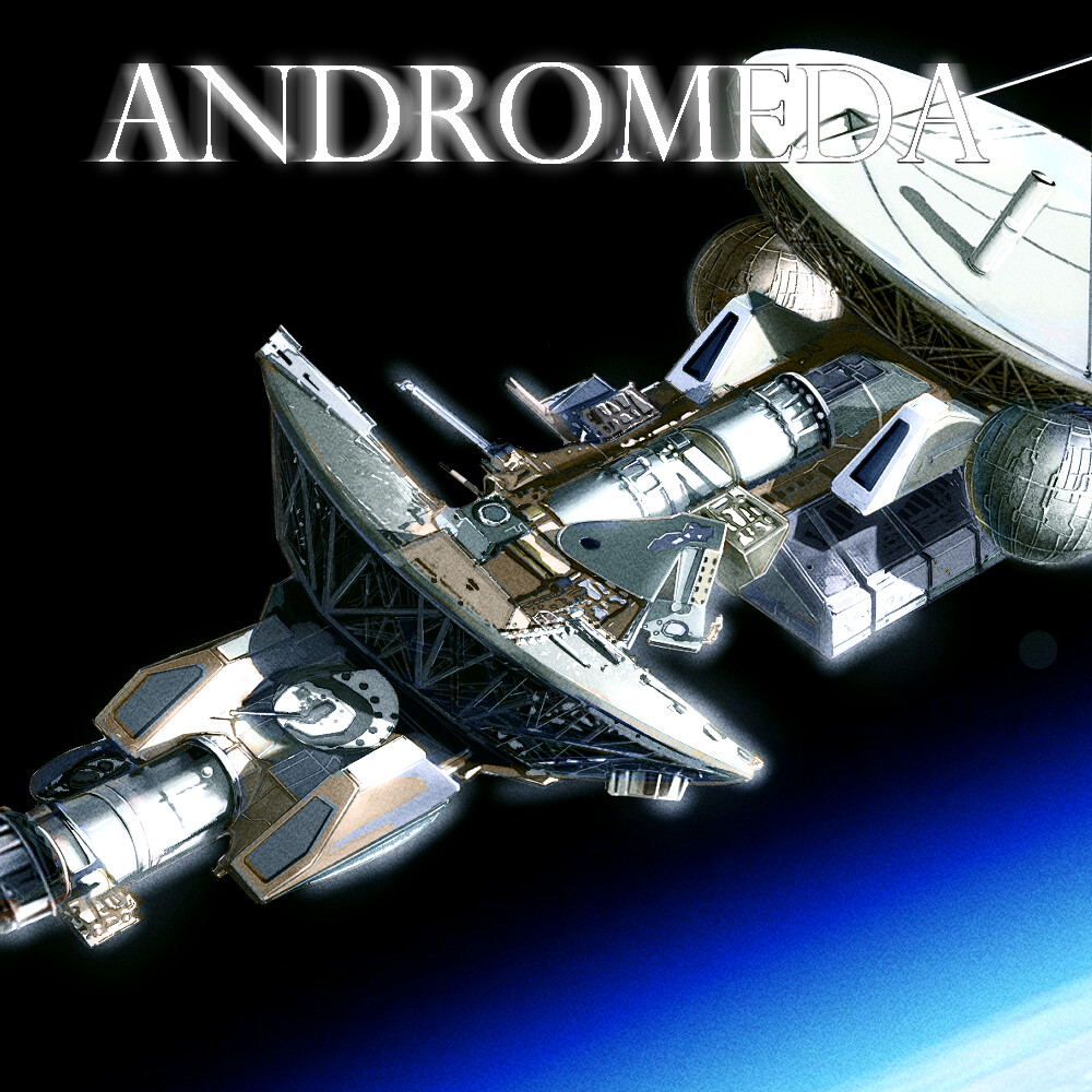 ArtStation - Andromeda - Satelite/Cargo Explorer Ship