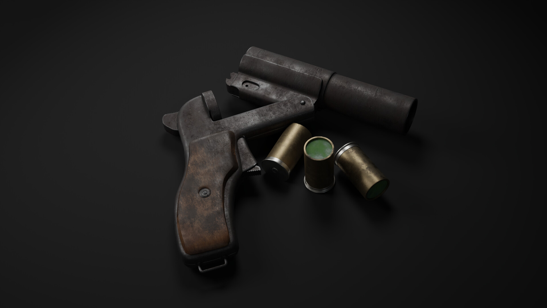 ArtStation - 3D Model Flare-gun