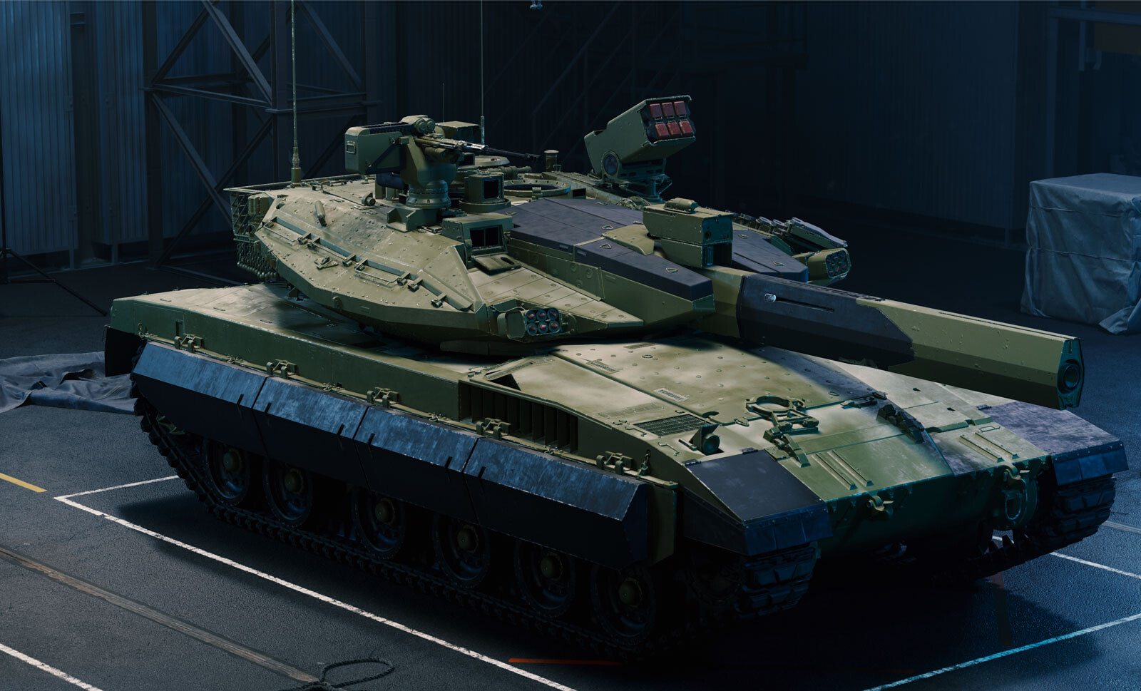 ArtStation - Triple A 3D Tank