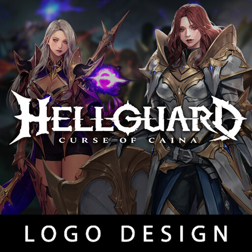 Billy Garretsen - Hellguard: Curse of Caina - Logo Design