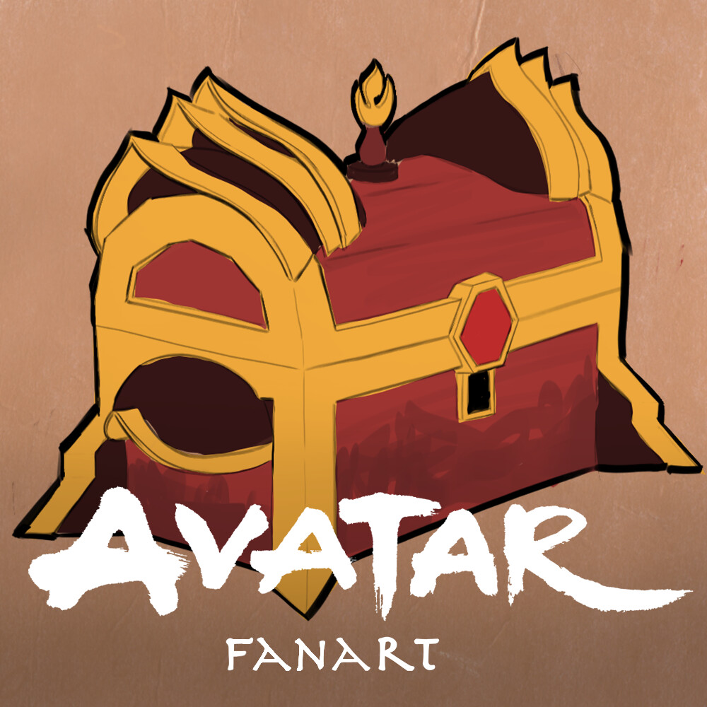 ArtStation - Fire Nation chest idea