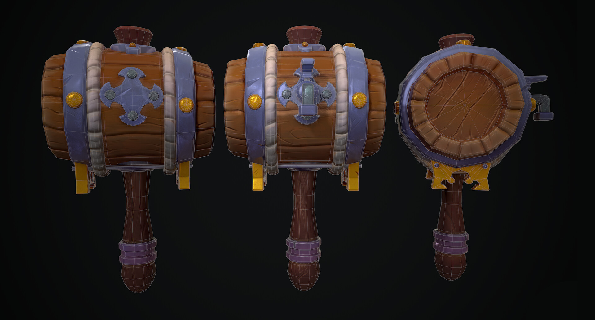 ArtStation - Stylized Hammer