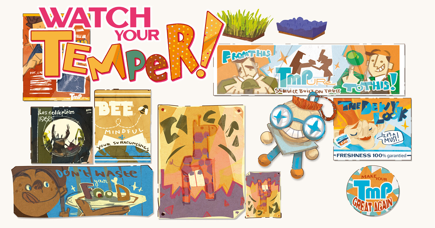 ArtStation - Watch your Temper - Props