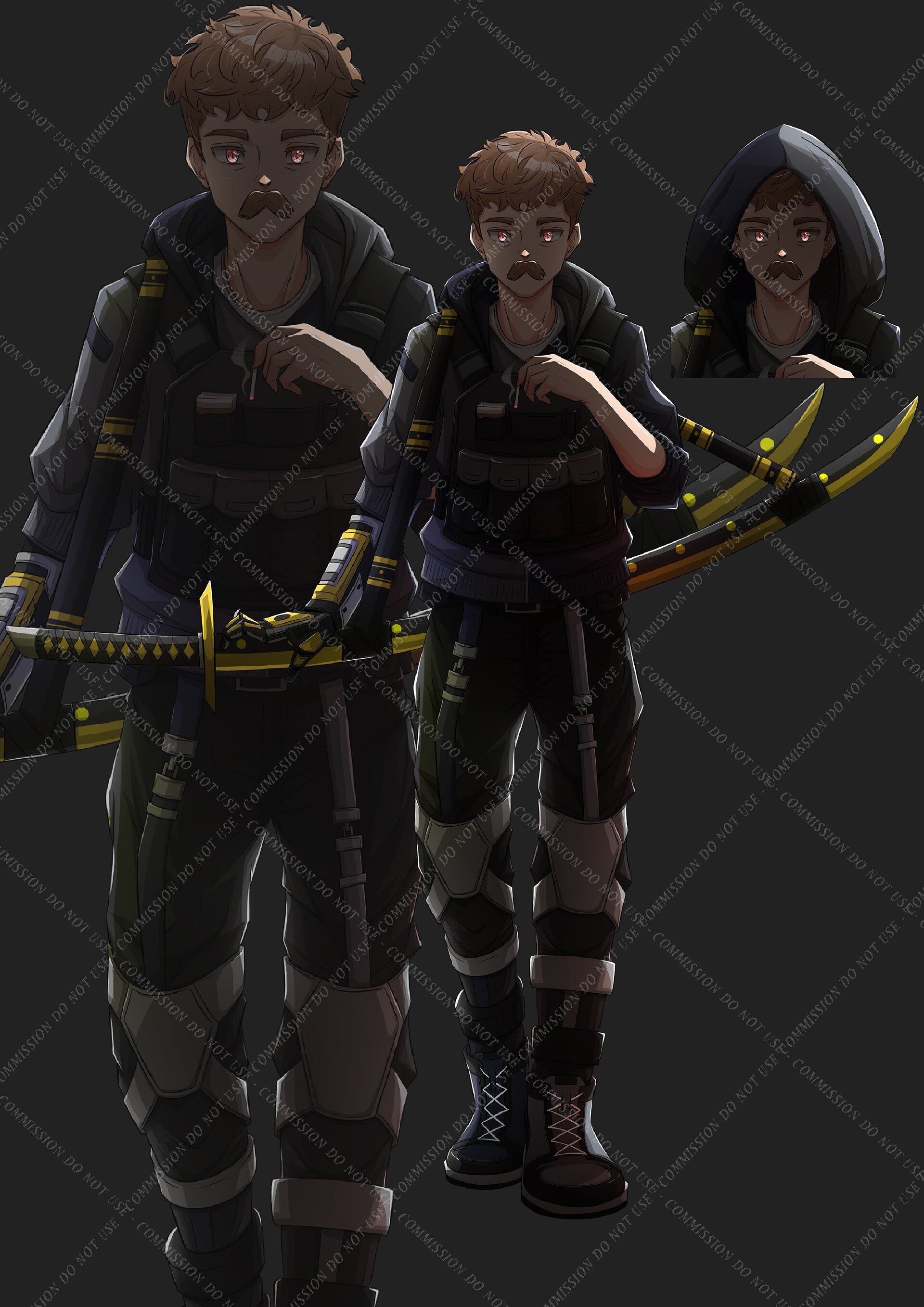 ArtStation - character design Commission! please do not use!