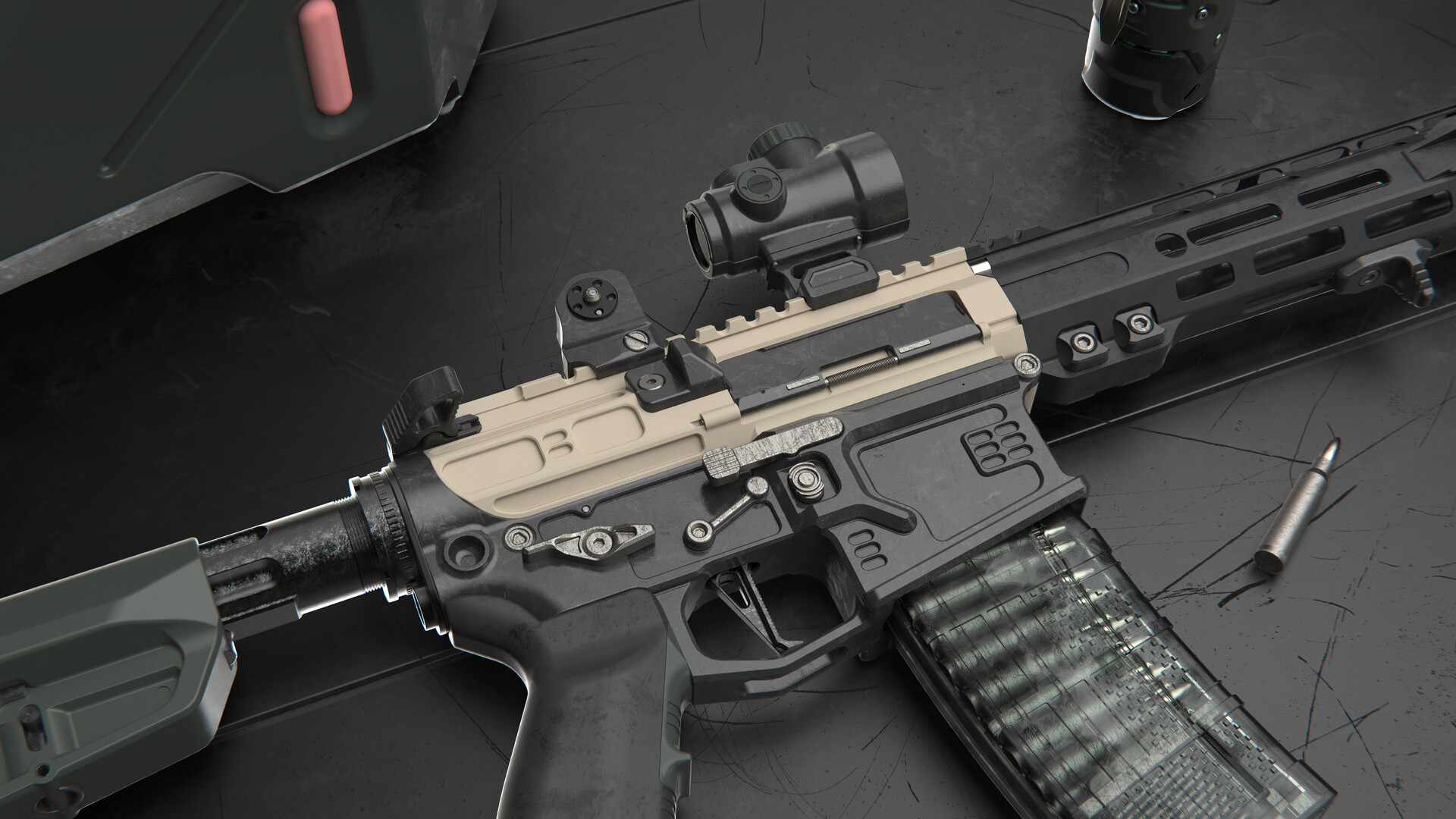 ArtStation - AS_AR15 // Assault Rifle