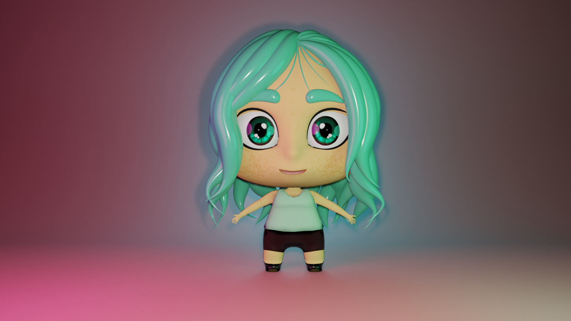 ArtStation - Blue Girl