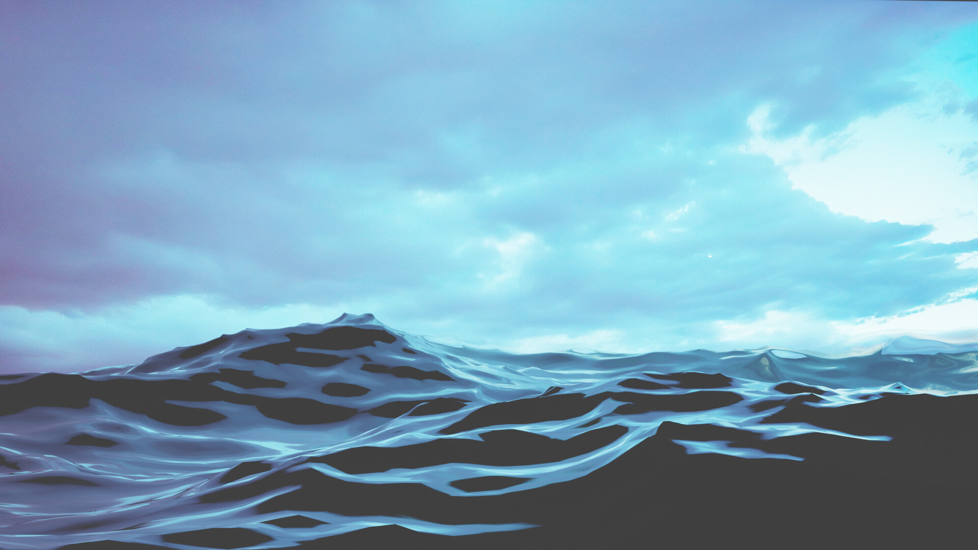 ArtStation - Stylised Water test ( Animation