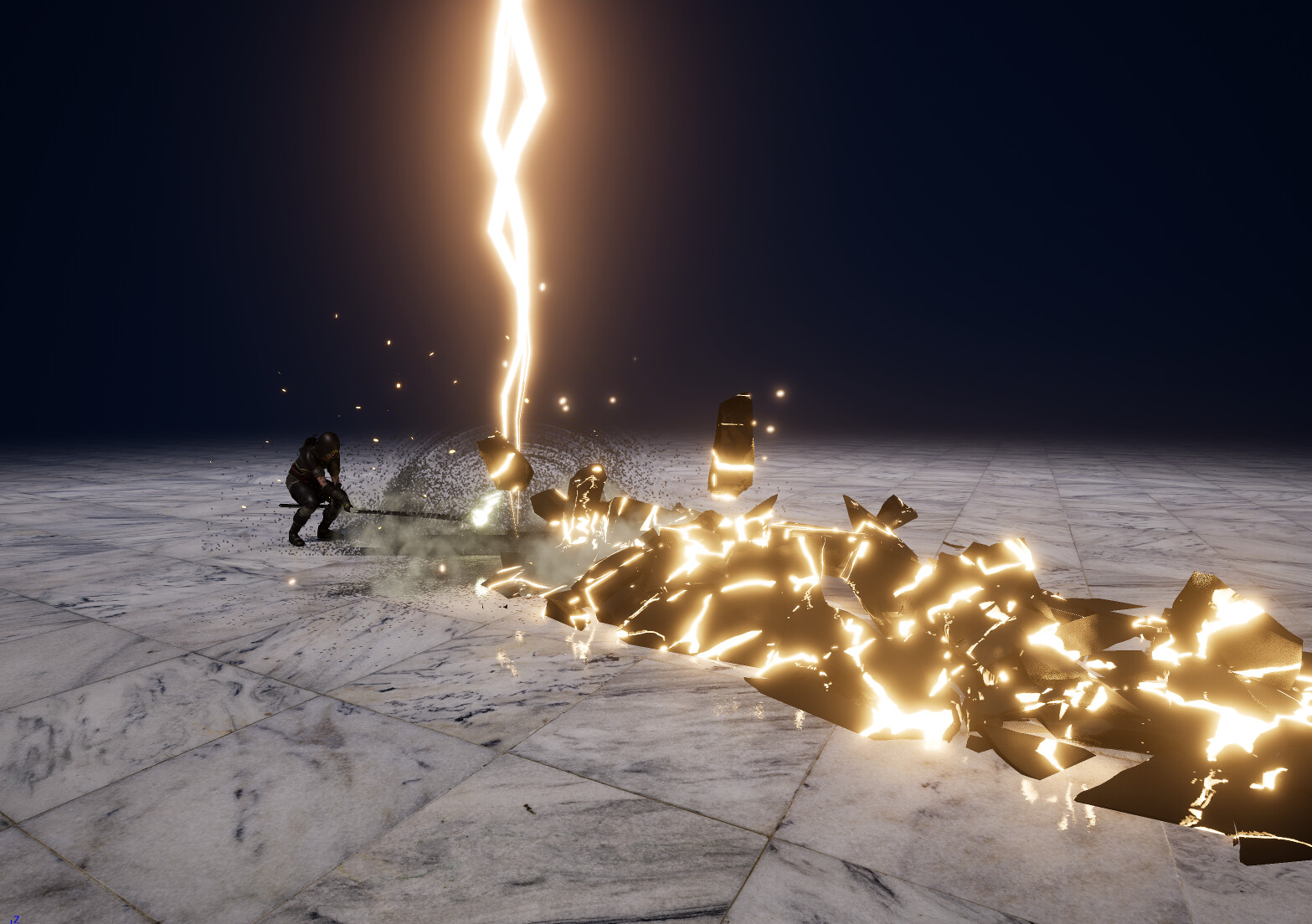 ArtStation - FX Lightning attack