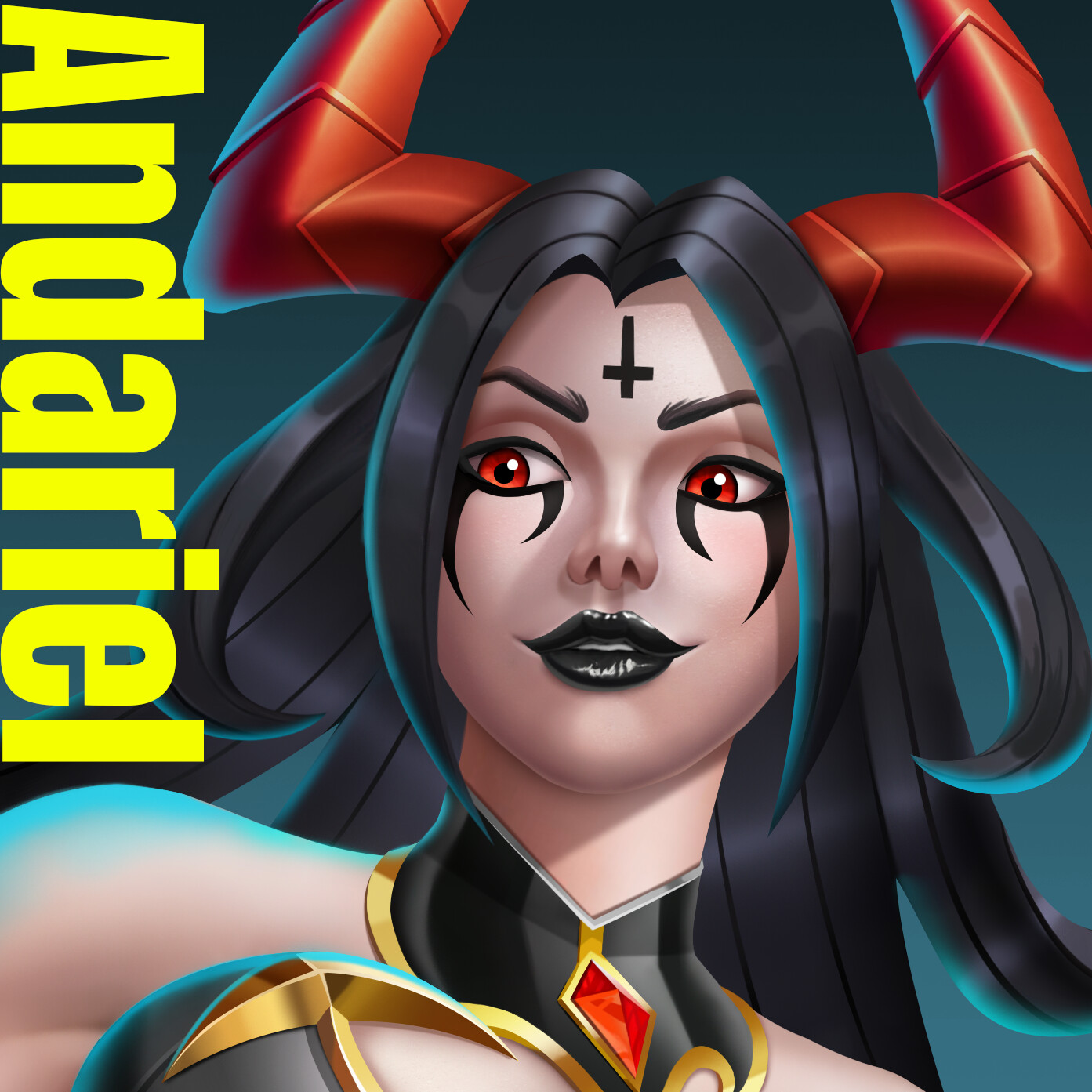 ArtStation - Andariel - The Demon Princess