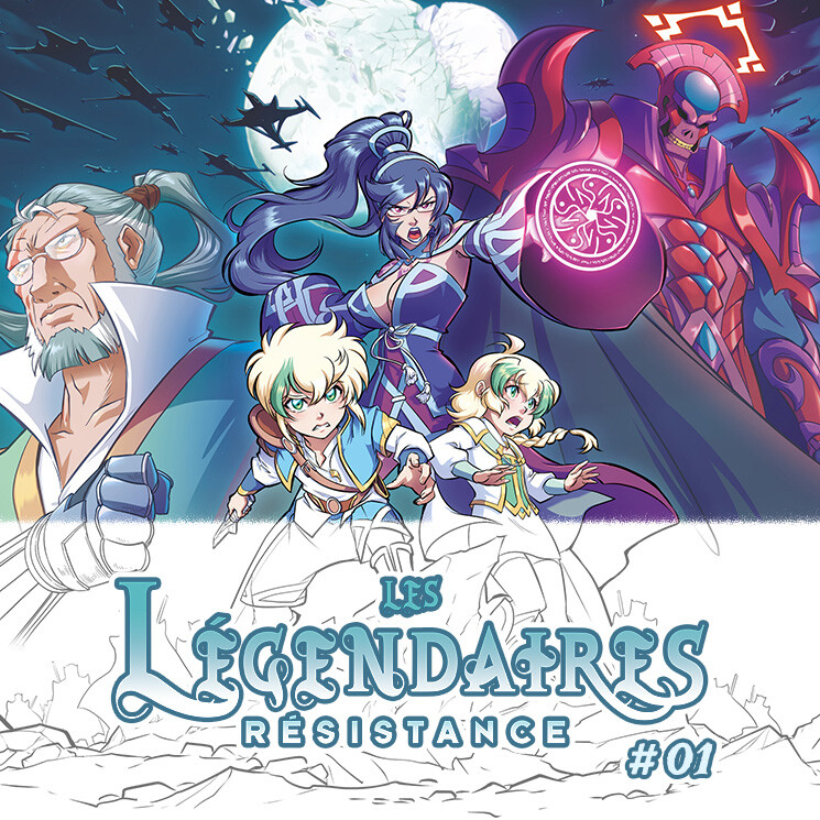 ArtStation - Les Légendaires Résistance #1 | Comic book colors