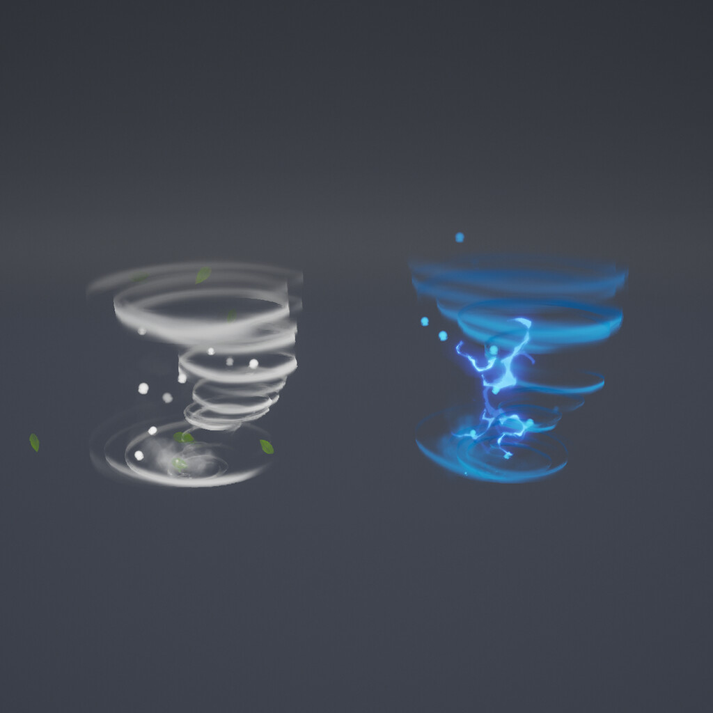 ArtStation - VFX - Stylized Tornados