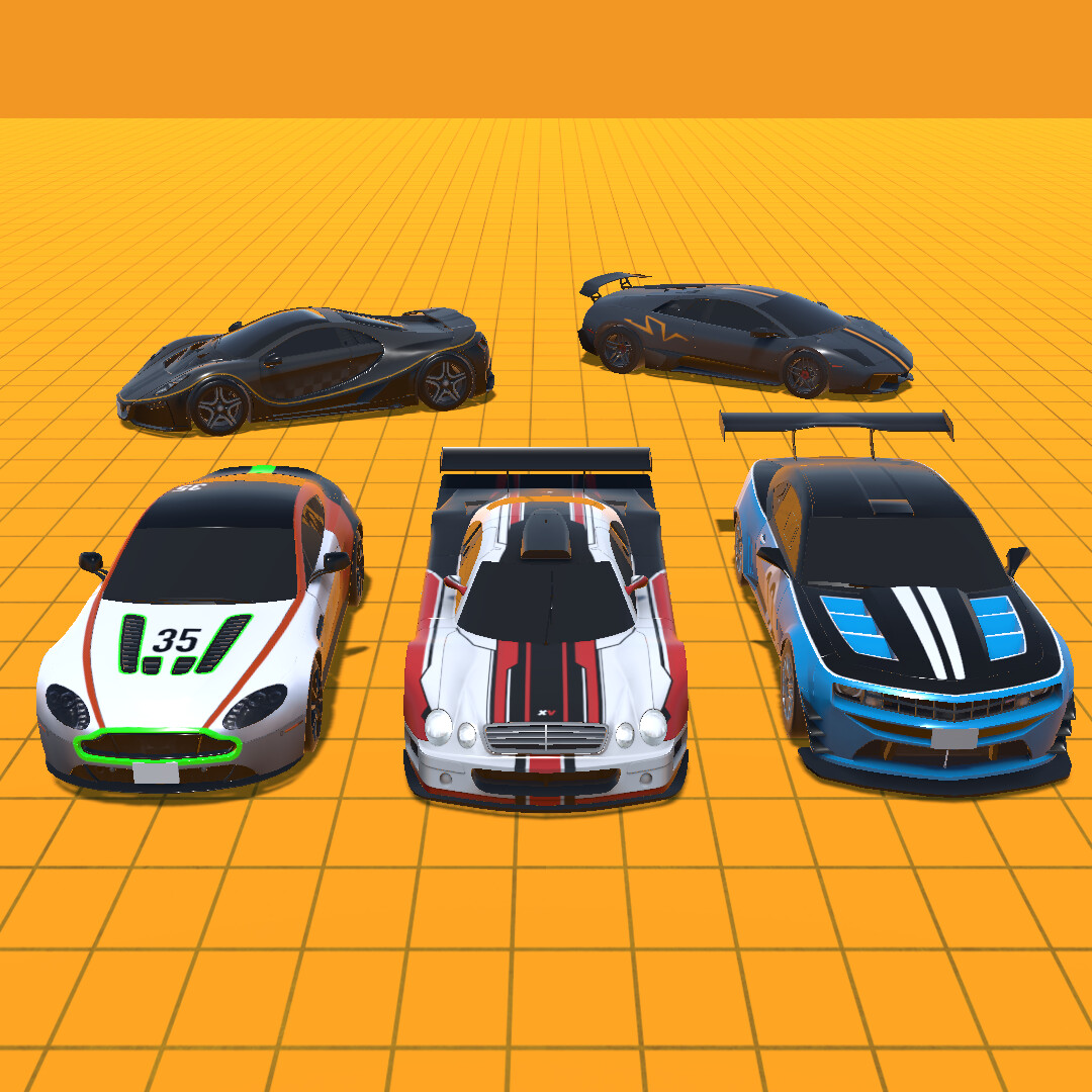 ArtStation - Super Cars Pack - Low Poly