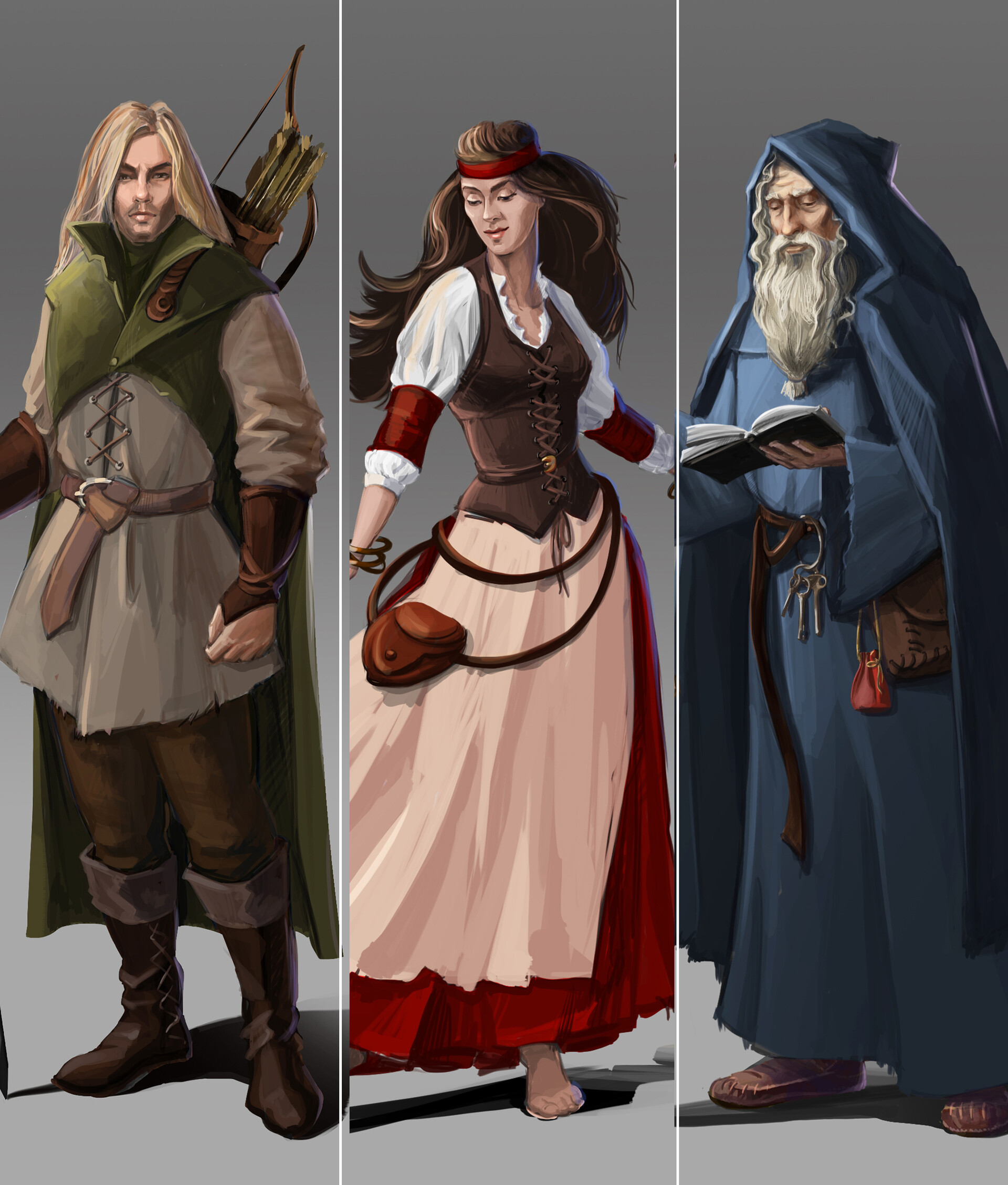 ArtStation - Medieval characters art